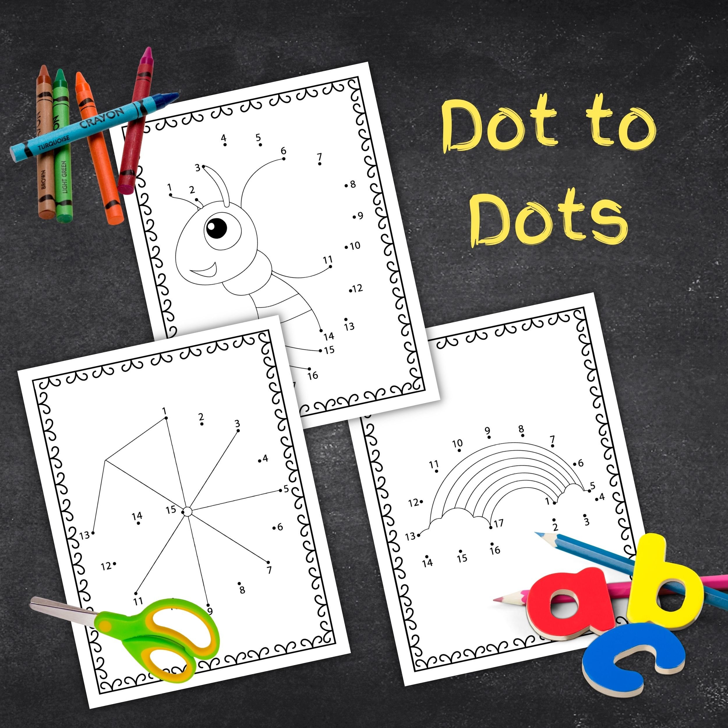 Spring Activity Book for Kids Ages 4-8, Children's Activity Pages ...