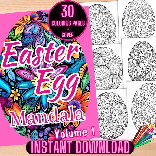 Easter Zentangle - Etsy
