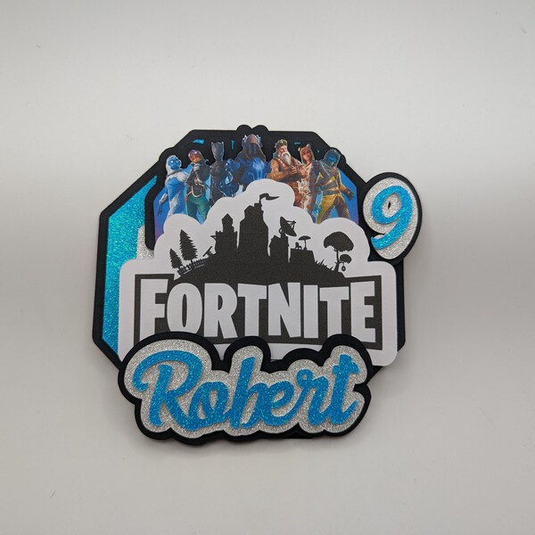 Fortnight Cake Toppers - Etsy
