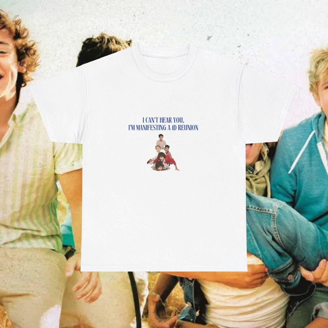One Direction Shirt, 1D Reunion, 1d Merch, One Direction Merch, Harry ...
