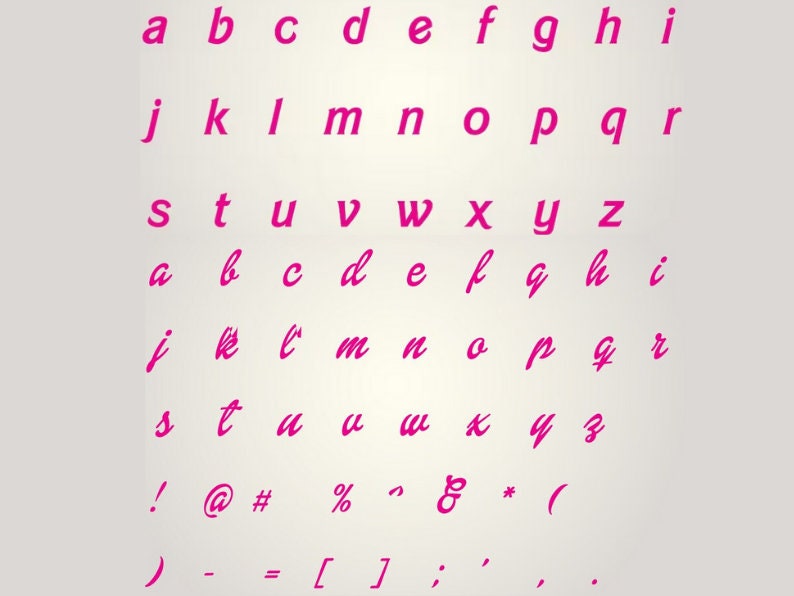 Doll Font, Alphabet, Svg, Png, INSTANT DOWNLOAD - Etsy