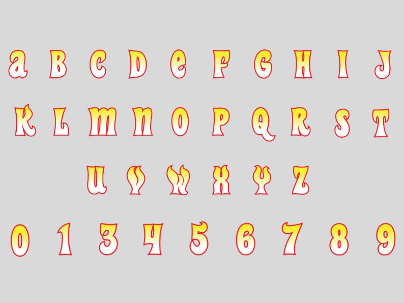 Hot Wheels Font, Alphabet, Svg, Png, INSTANT DOWNLOAD - Etsy Australia