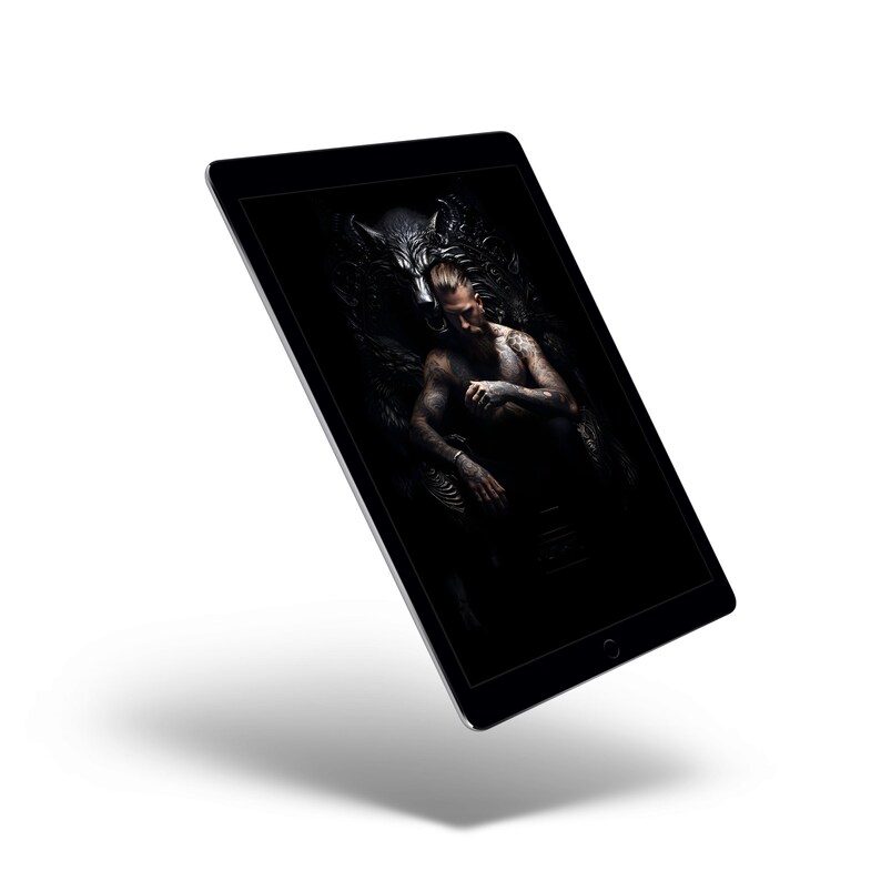 James - Male Model, AI Cover Model, Werewolf, Tattoos, Throne, Wolf ...