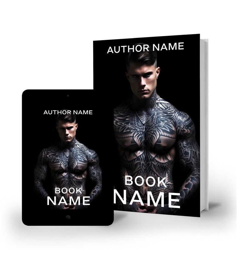 Cade AI Cover Model, Male Model, Biker, Rockstar, Tattoos, Dark Hair ...