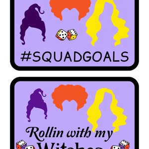 Hocus Pocus Bunco Bundle: Score Sheet, Photo Props (canva Editable ...