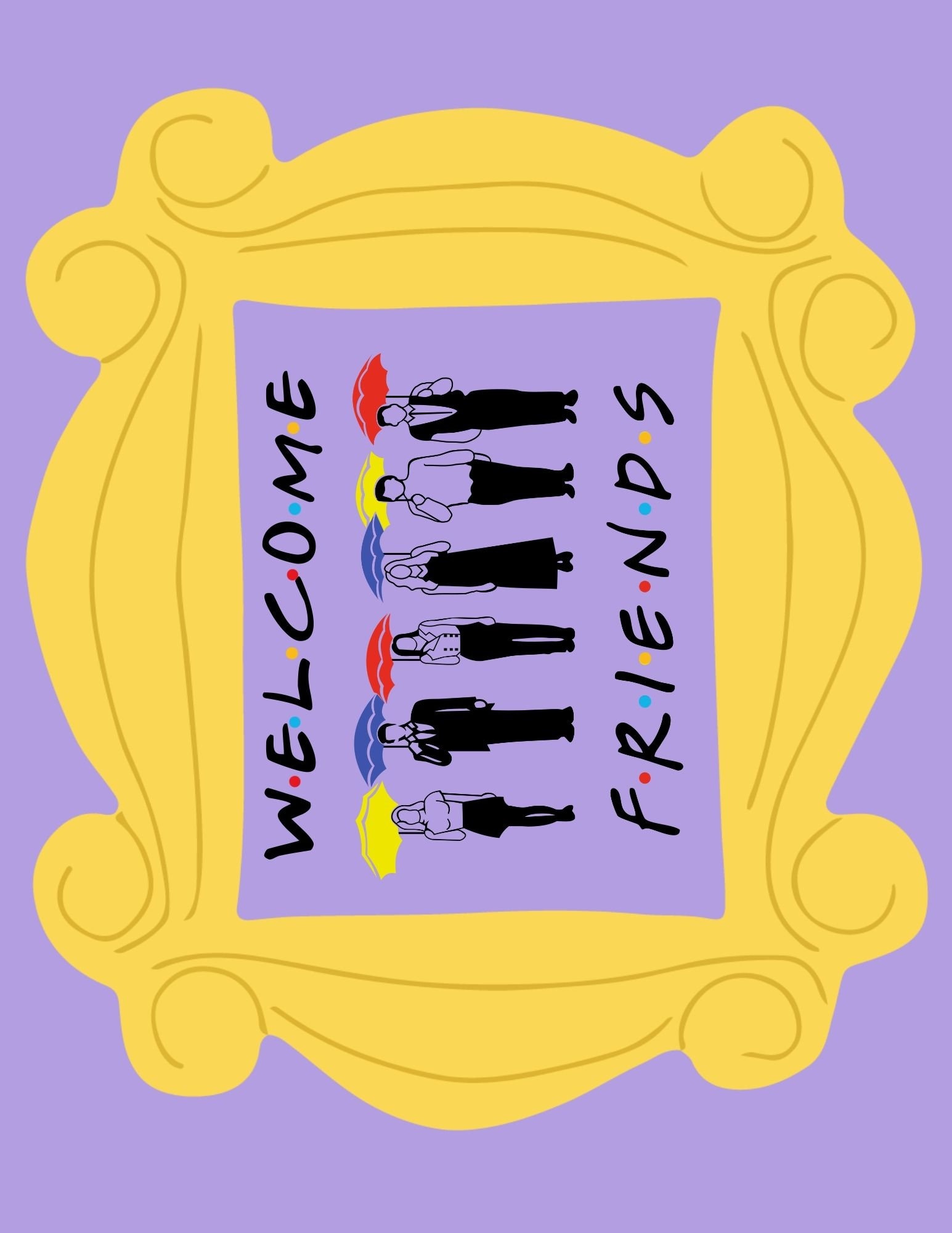 Bunco Friends Tv Show Tally Card Score Sheet Name Food Cards Photo ...