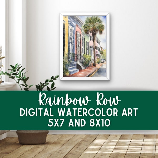 Rainbow Row - Etsy