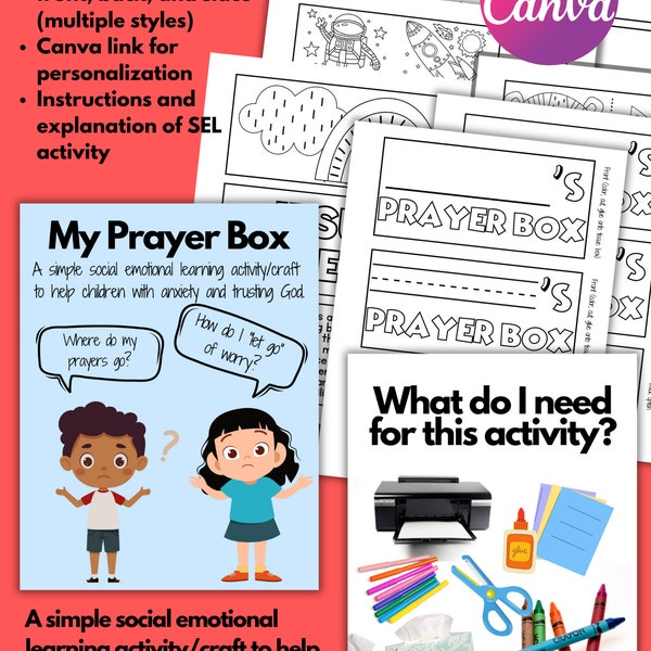 Worry Box Craft - Etsy