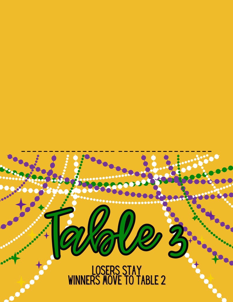 Bunco - Mardi Gras Bunco Bundle Tally Card Scoresheets Canva Link ...
