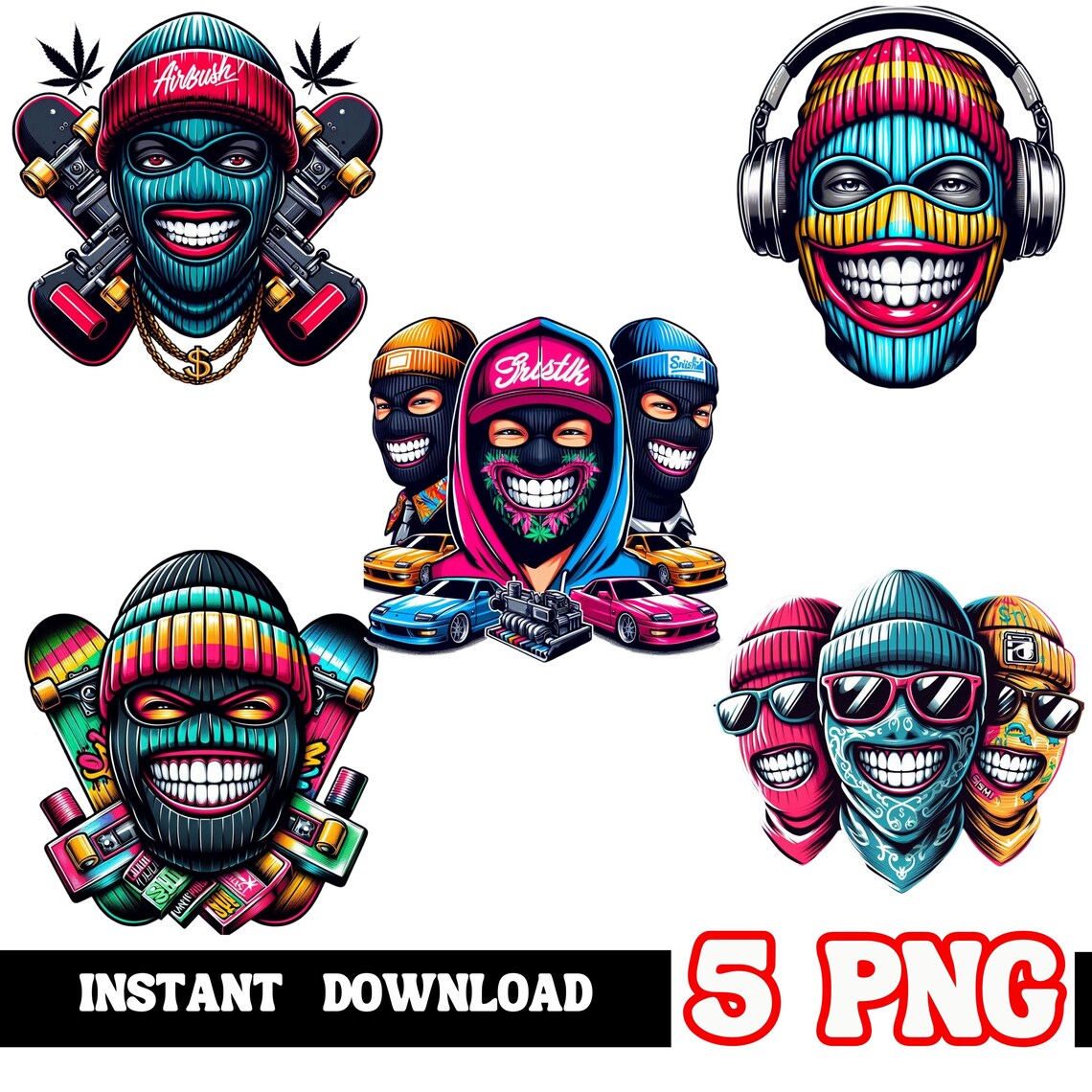 Smile Ski Mask Gangster Png | Gangster Png | Urban Designspng ...