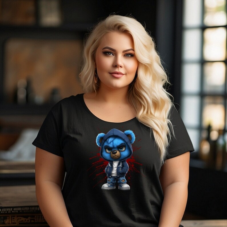 Strange Bear Gangster Bear Urban Angry Bear Street Wear Png İnstant ...