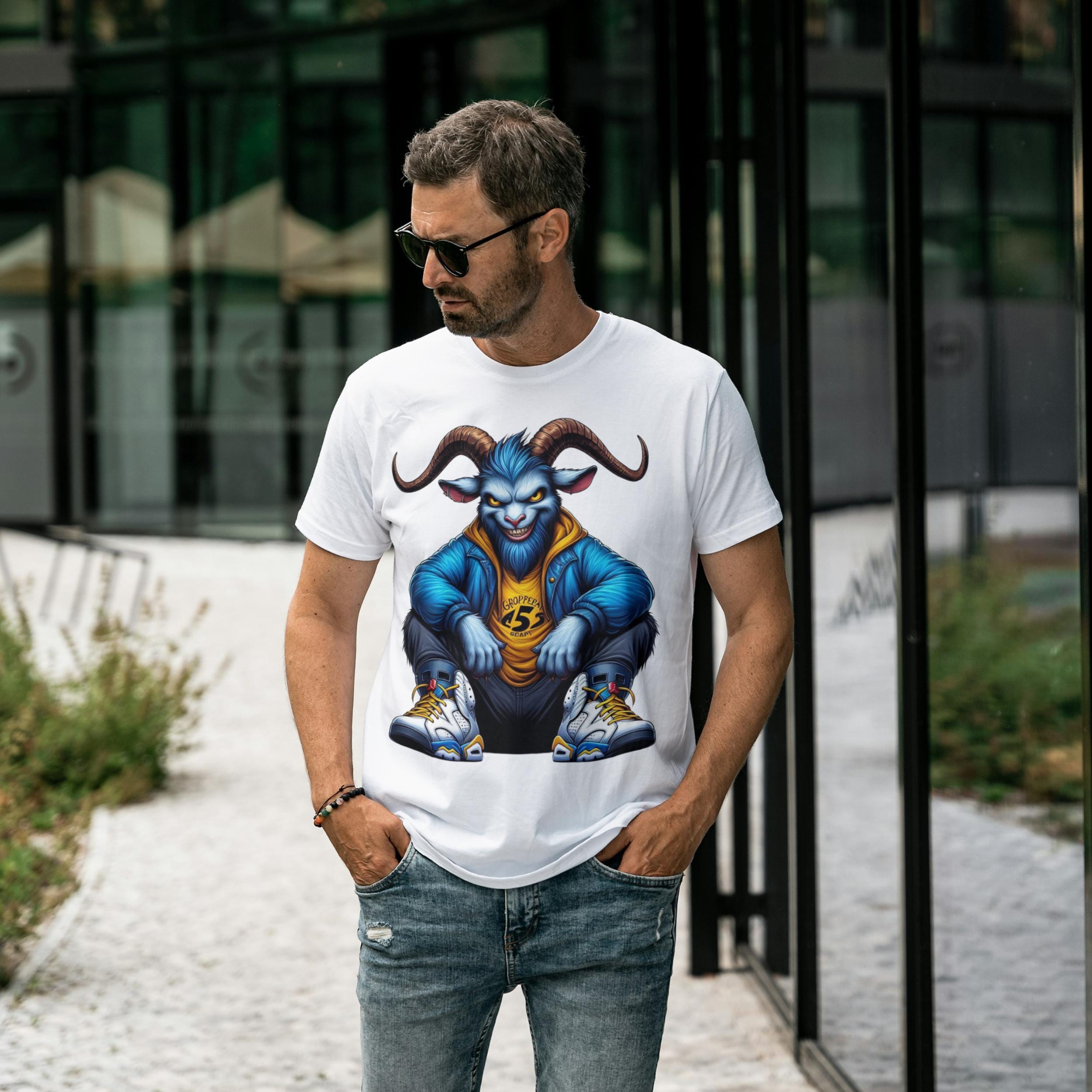 Gothic Goat PNG Urban Gangster Goat Pop Art Goat Gangster Trap Designs ...