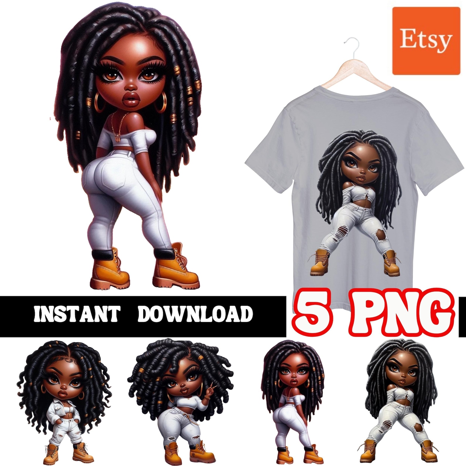 Cute Afro-american | Urban American Girl | Vagrant Trap Designs ...