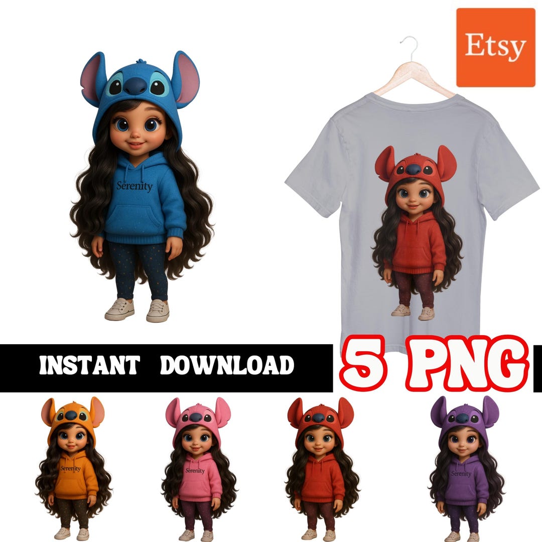 Urban Gangster Girl Stitch | Rascal Girl Stitch | Gangster Trap Designs ...