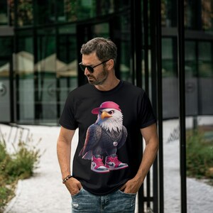 Gangster Bald Eagle Urban Eagle Vagrant Trap Design Fantasy Fan Art ...