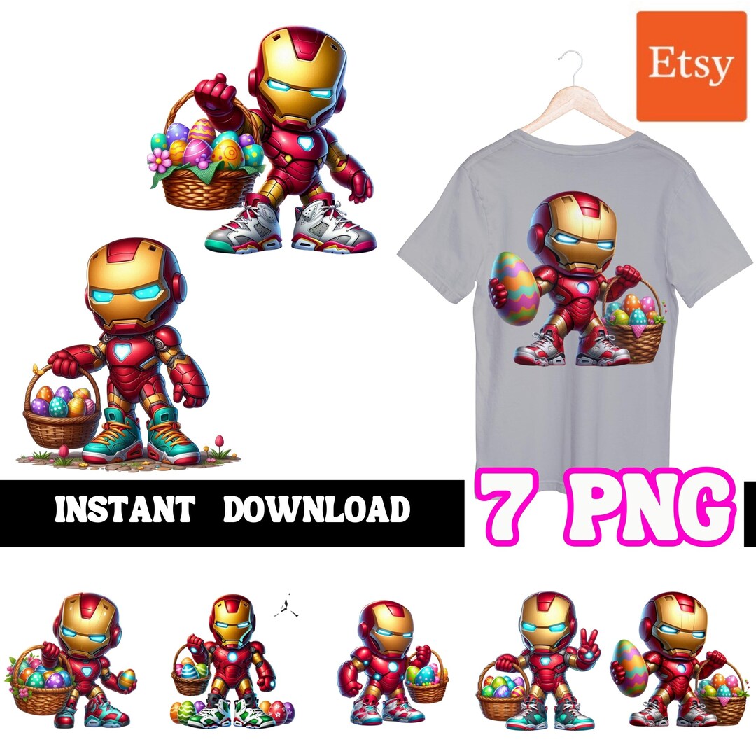 Baby Iron Man Easter Egg Iron Man| Urban Cute Iron Man | Easter Trap ...