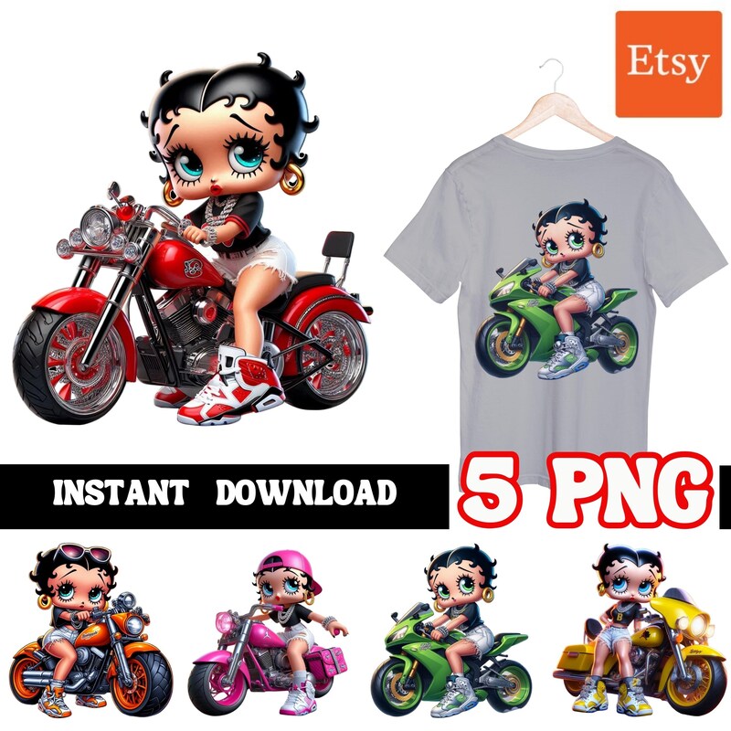Urban Betty Boop Png - Etsy