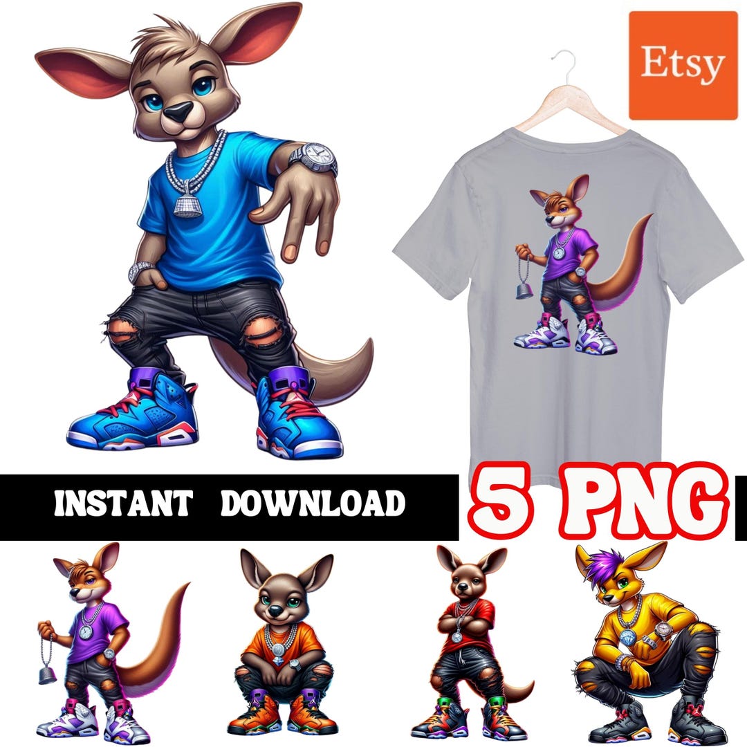 Vagrant Kangaroo | Urban Gangster | Vagrant Trap Designs | Fantasy Fan ...