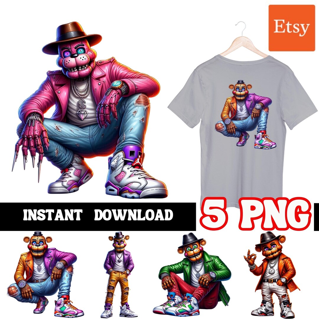 Gangster Freddy | Urban Horor Freddy | Vagrant Trap Designs | Fantasy ...