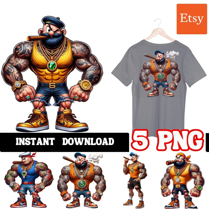 Popeye - Etsy