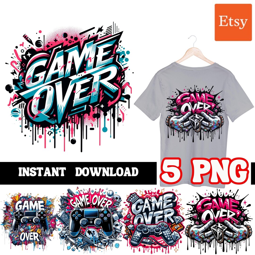Game Over Png Grafiti Game Over Vagrant Trap Designs Fantasy Fan Art ...