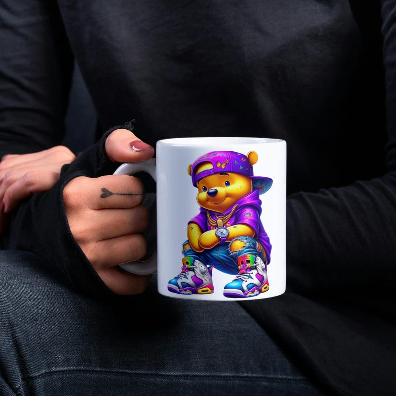 Gangster Pooh | Urban Cute Pooh | Gangster Trap Designs | Fantasy Fan ...