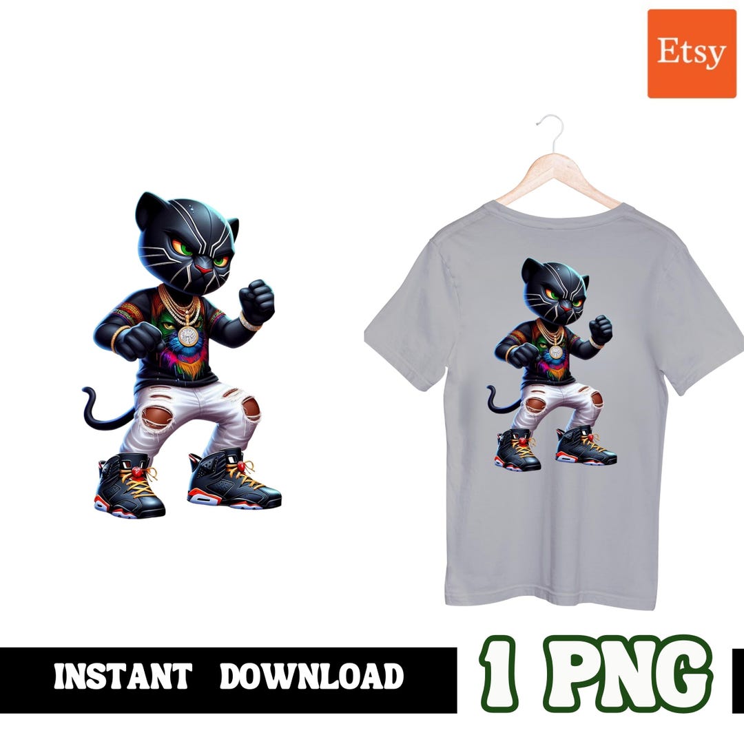 Gangster Cat Png | Urban Gangster Black Cat | Vagrant Trap Designs ...