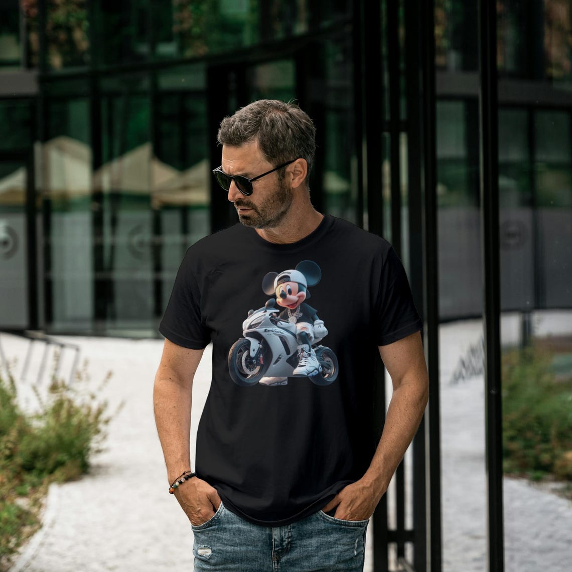 Biker Mickey Mouse | Urban Mickey | Vagrant Trap Designs | Fantasy Fan ...