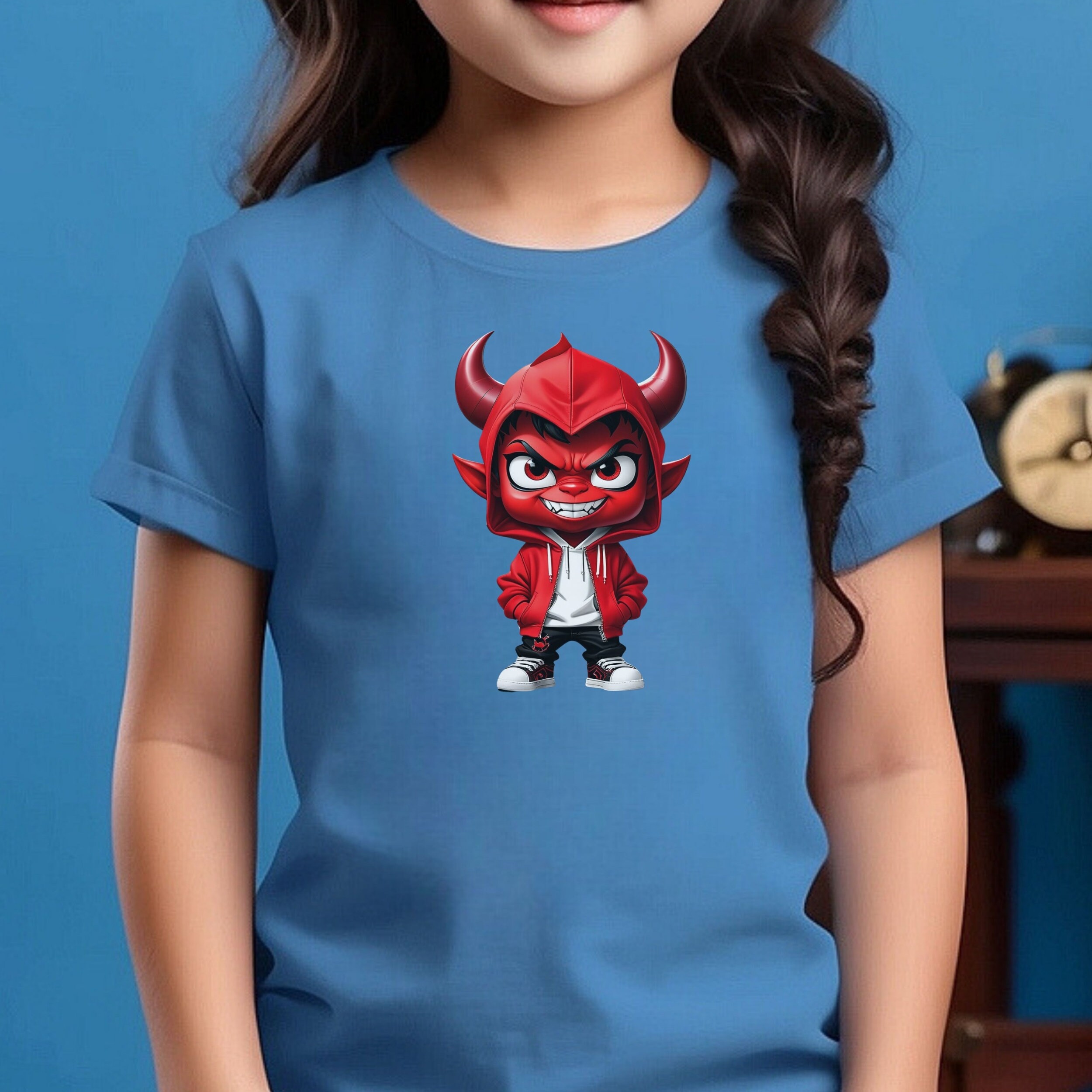 Tiny Devil Urban Devil Traps Vagrant Fan Art Sublimation Hiphop T ...