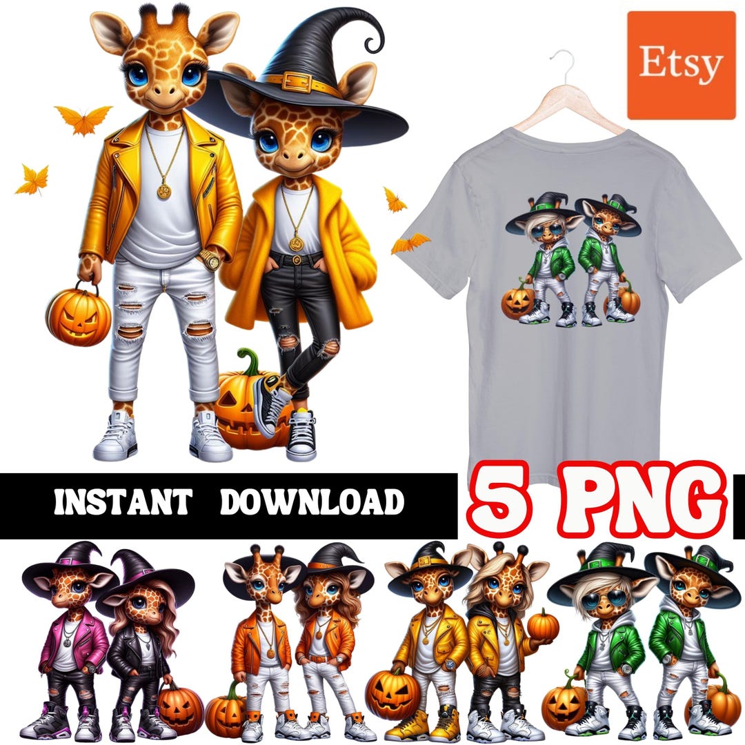 Halloween Giraffe | Urban Gangster | Vagrant Trap Designs | Fantasy Fan ...