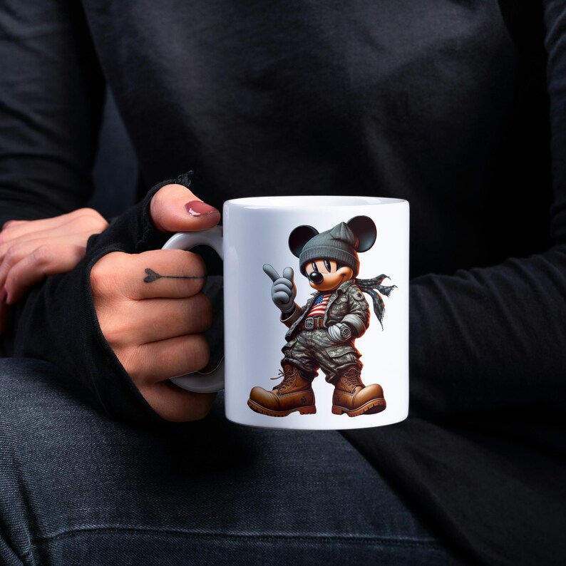 Soldier Mickey Mouse Urban Military Mickey Mouse Gangster Trap Designs ...