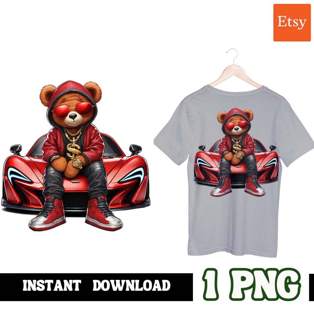 Gangster Bugatti Bear | Urban Bugatti Bear | Vagrant Trap Designs ...