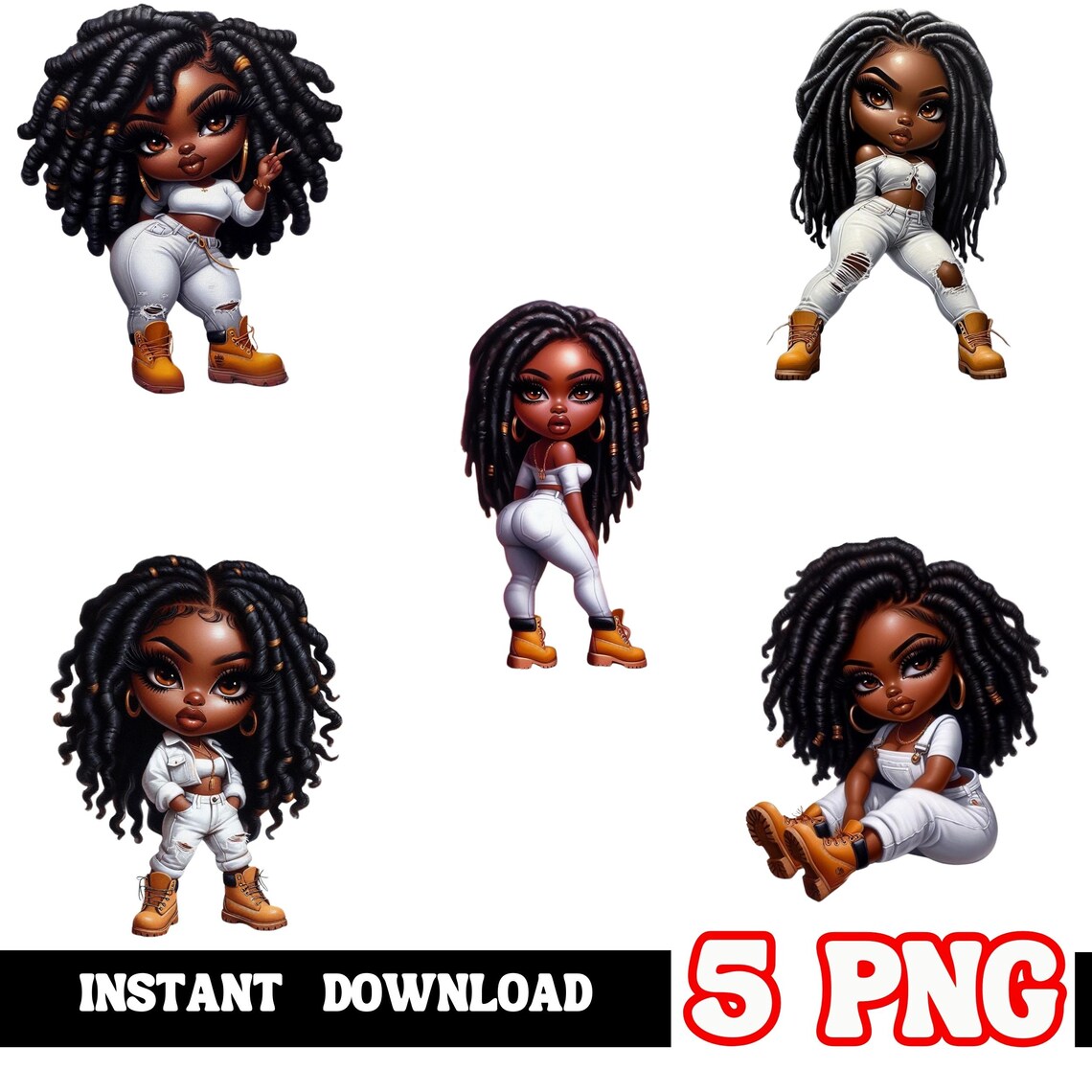 Cute Afro-american | Urban American Girl | Vagrant Trap Designs ...