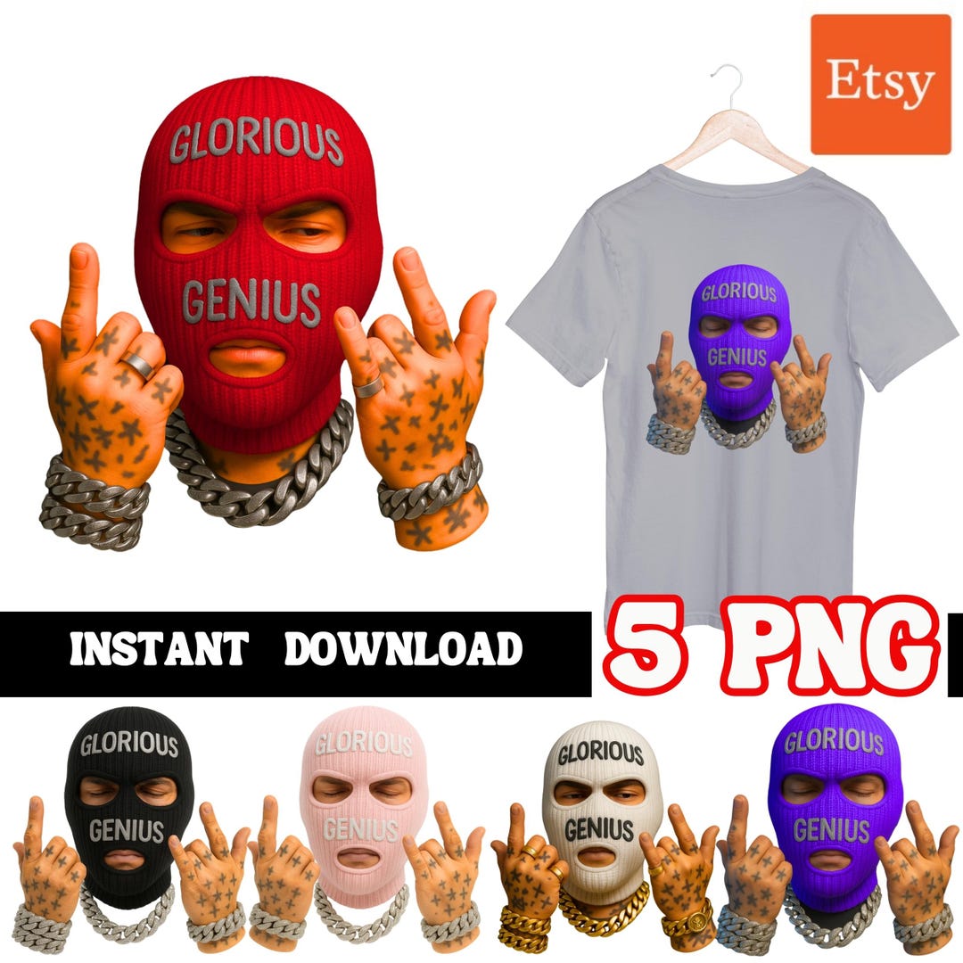Urban Gangsta Ski Mask | Cool Ski Mask | Gangsta Trap Designs | Gangsta ...