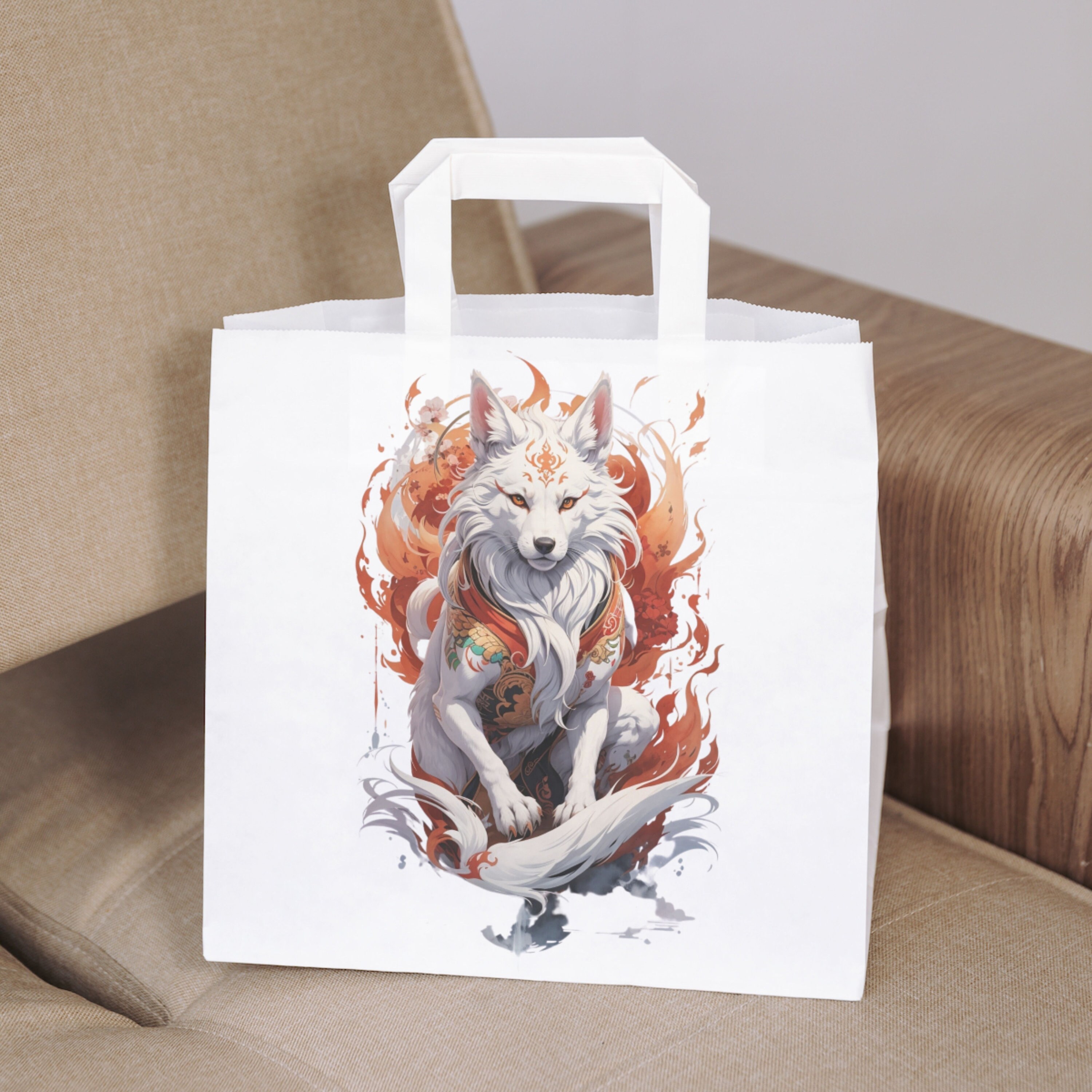 3D Rendered Fox Image Splash Art Fusion Vivid Colors - Etsy