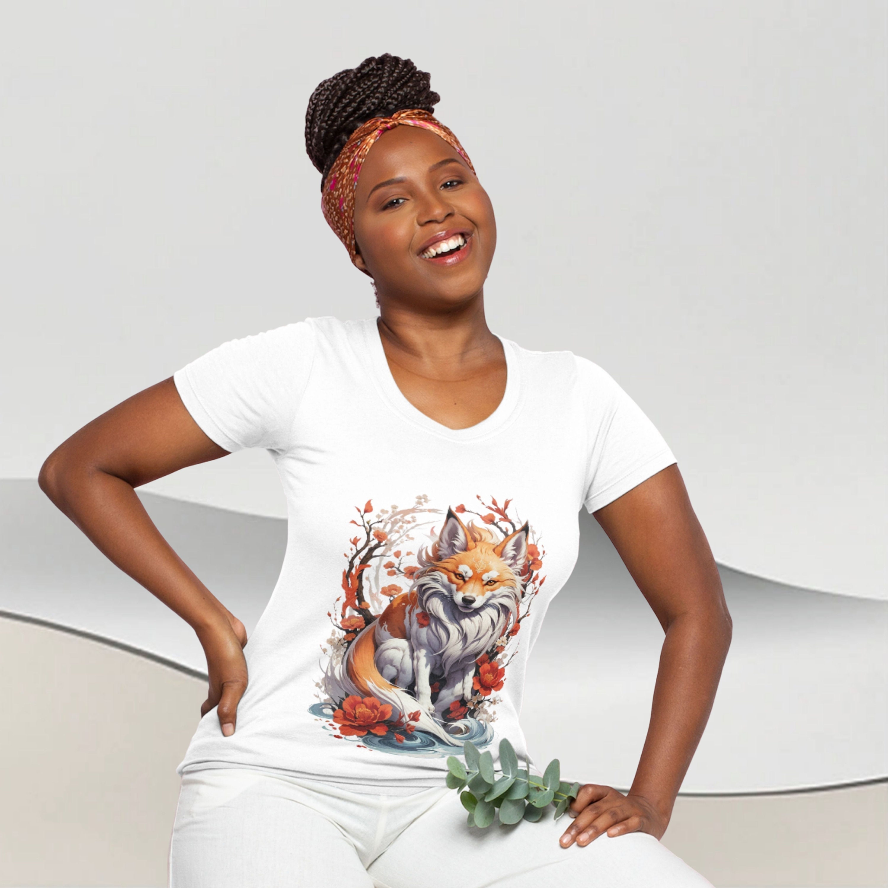 3D Rendered Fox Image Splash Art Fusion Vivid Colors - Etsy