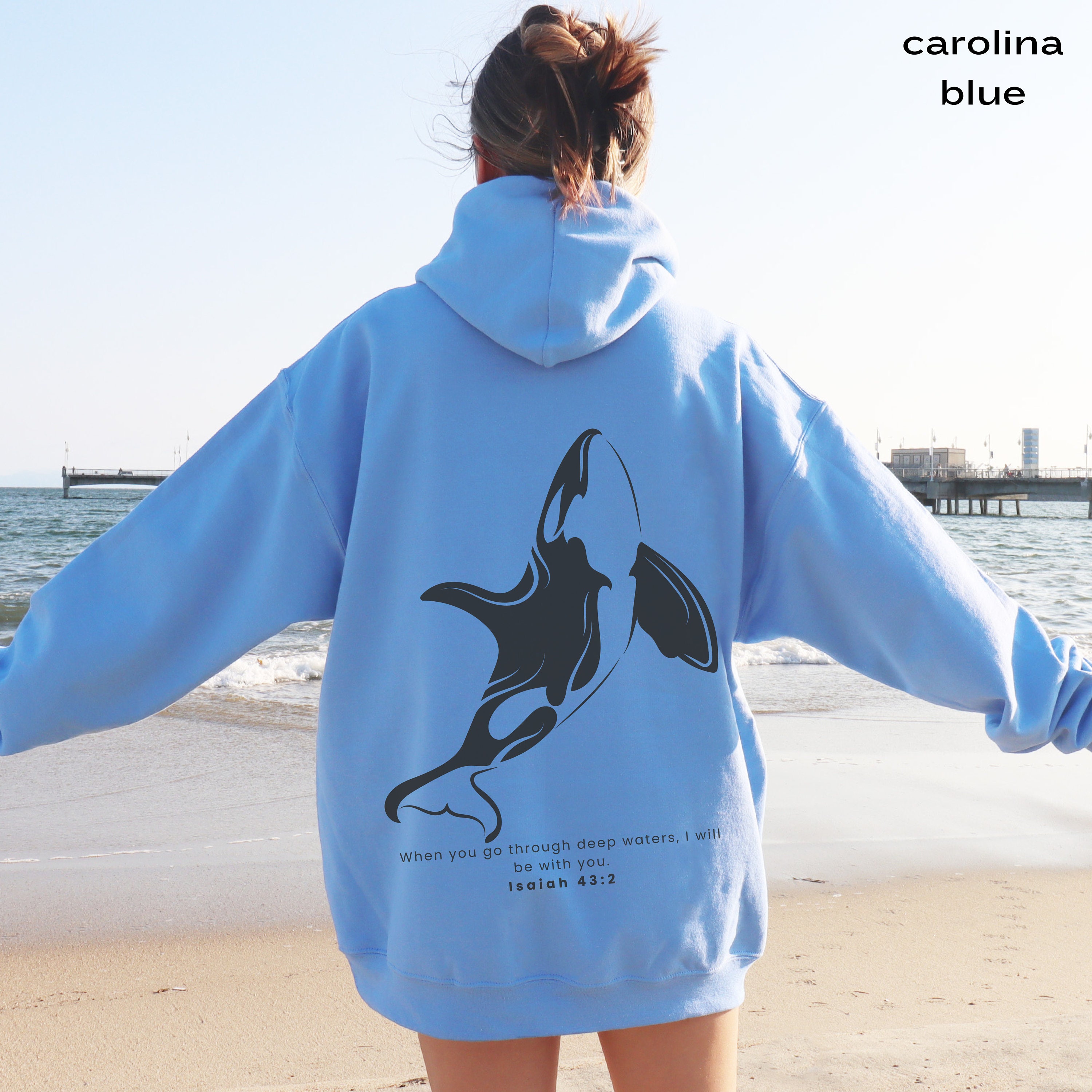 Orca Hoodie Orca Whales Shirt Orca Shirt Beachy Hoodies Beachy ...