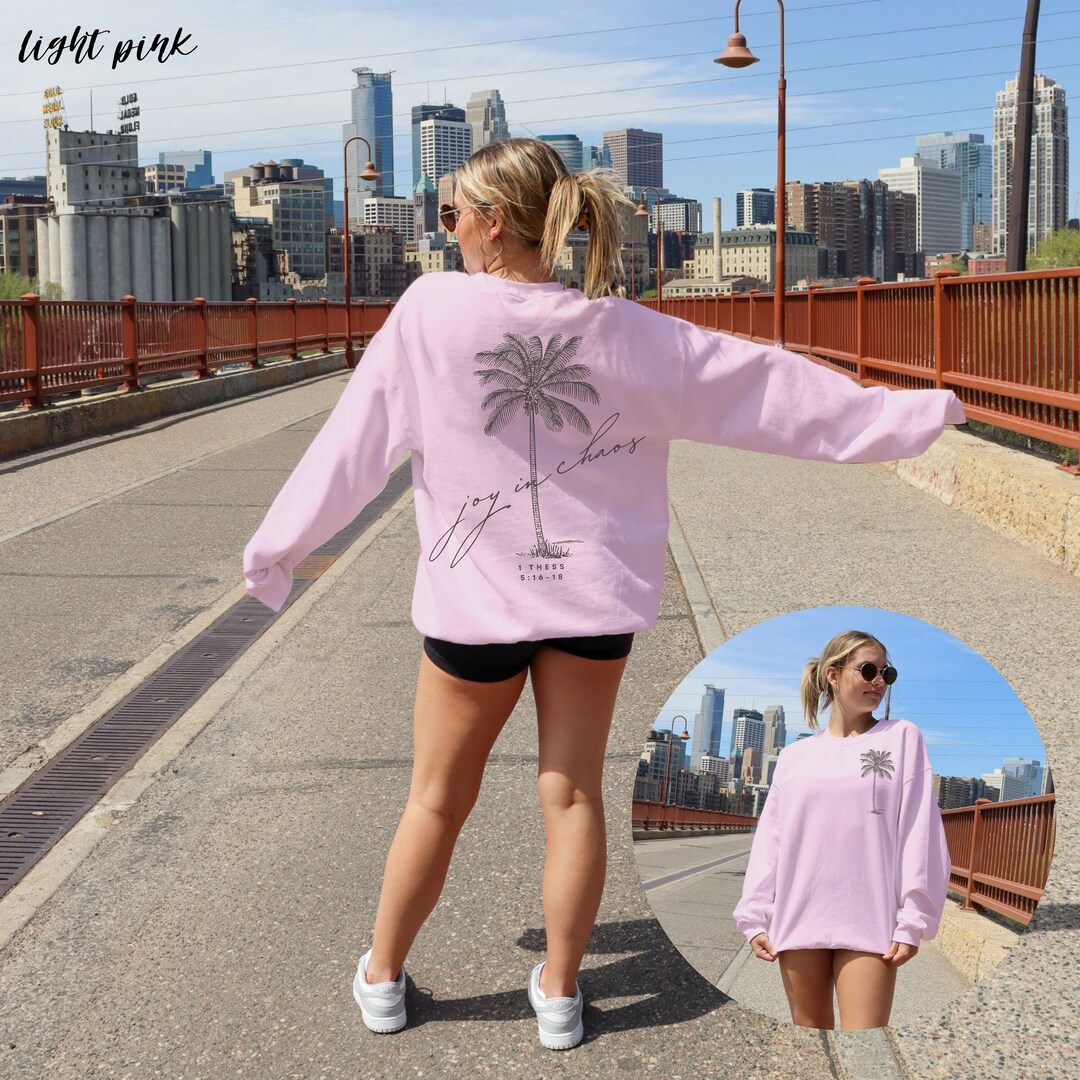 Joy in Chaos Beachy Sweatshirts Ocean Inspired Style Christian Crewneck ...
