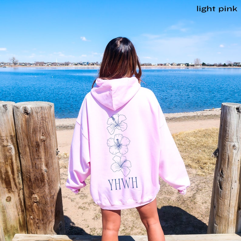 Yahweh Hoodie YHWH Hibiscus Hoodie Beachy Hoodies Beachy Sweatshirts ...