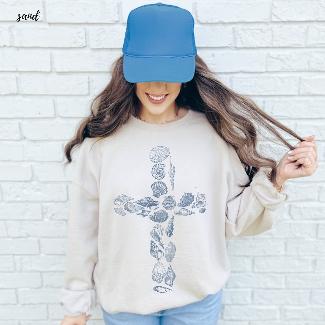Beachy Sweatshirts Christian Crewneck Ocean Inspired Style Coconut Girl ...