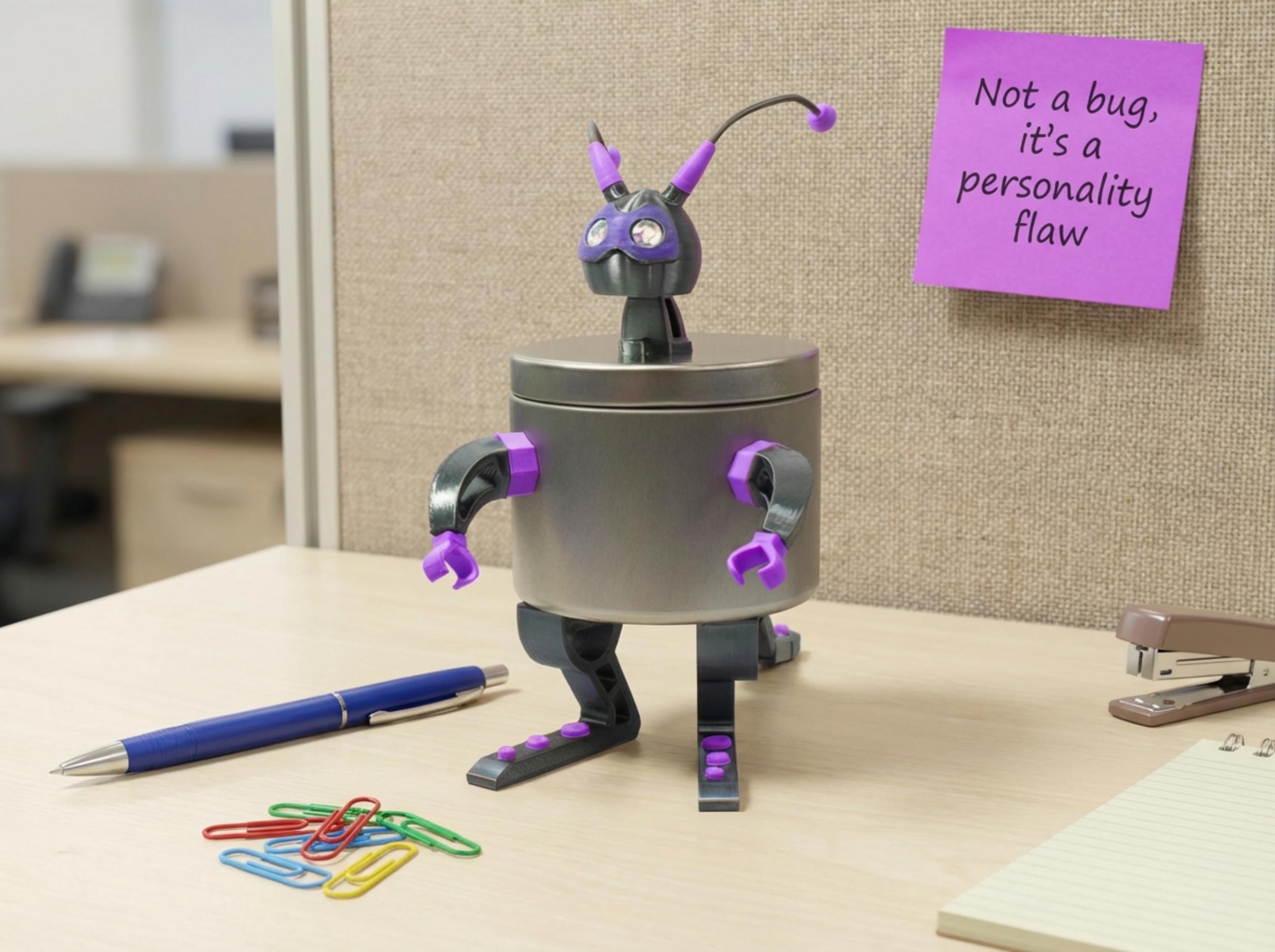 Modular Robot Tins: Cubicle Ornament & Employee Appreciation Gifts for ...