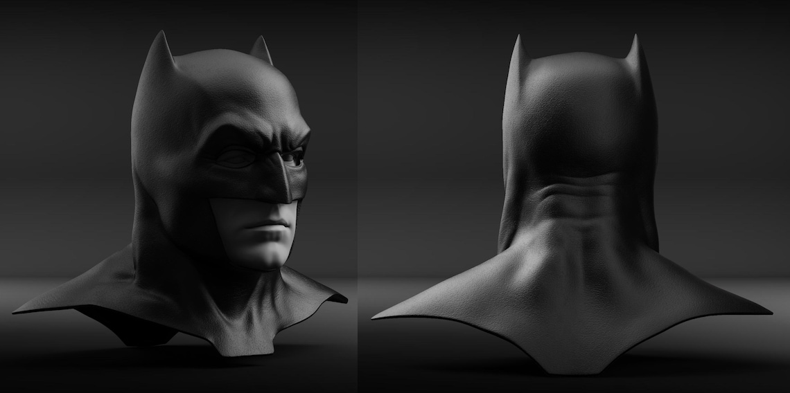 Affleck Cowl 3D Print Files - Etsy