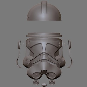 Clone Trooper Phase 2 Helmet 3D Print Files - Etsy
