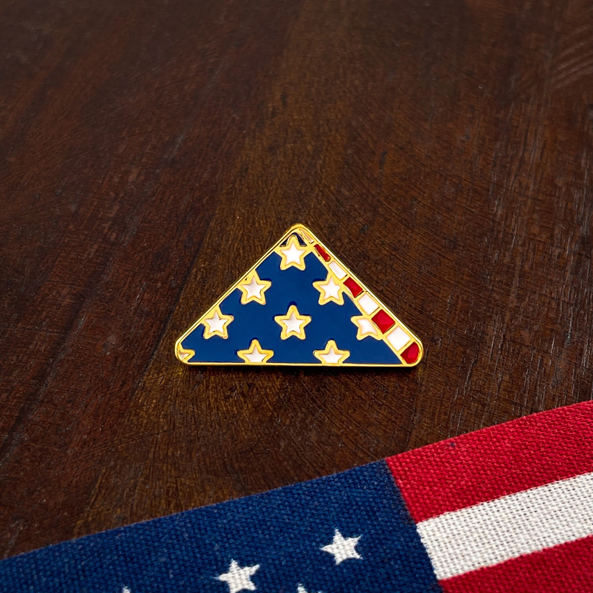 Folded Flag Pin - Etsy