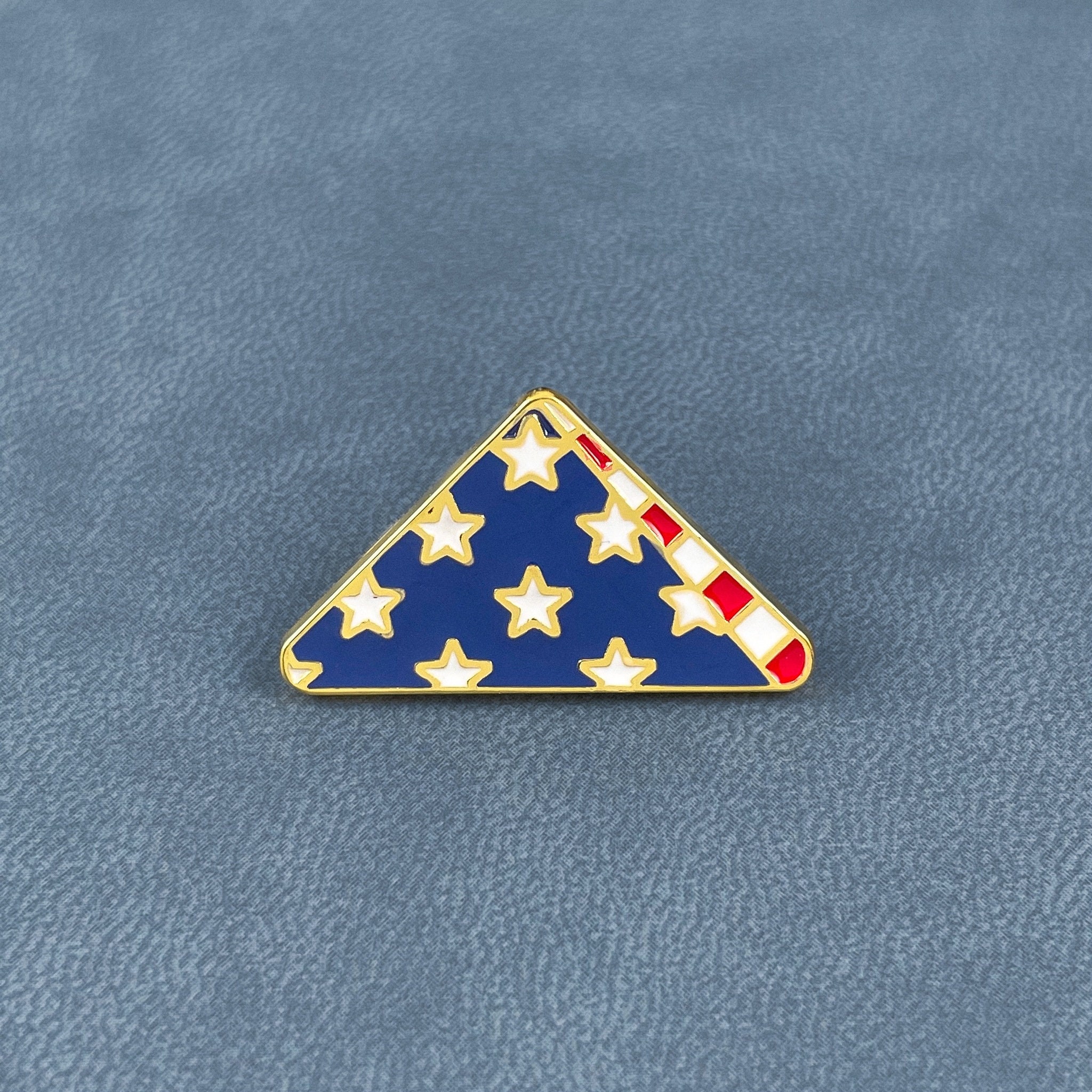 Folded Flag Pin - Etsy