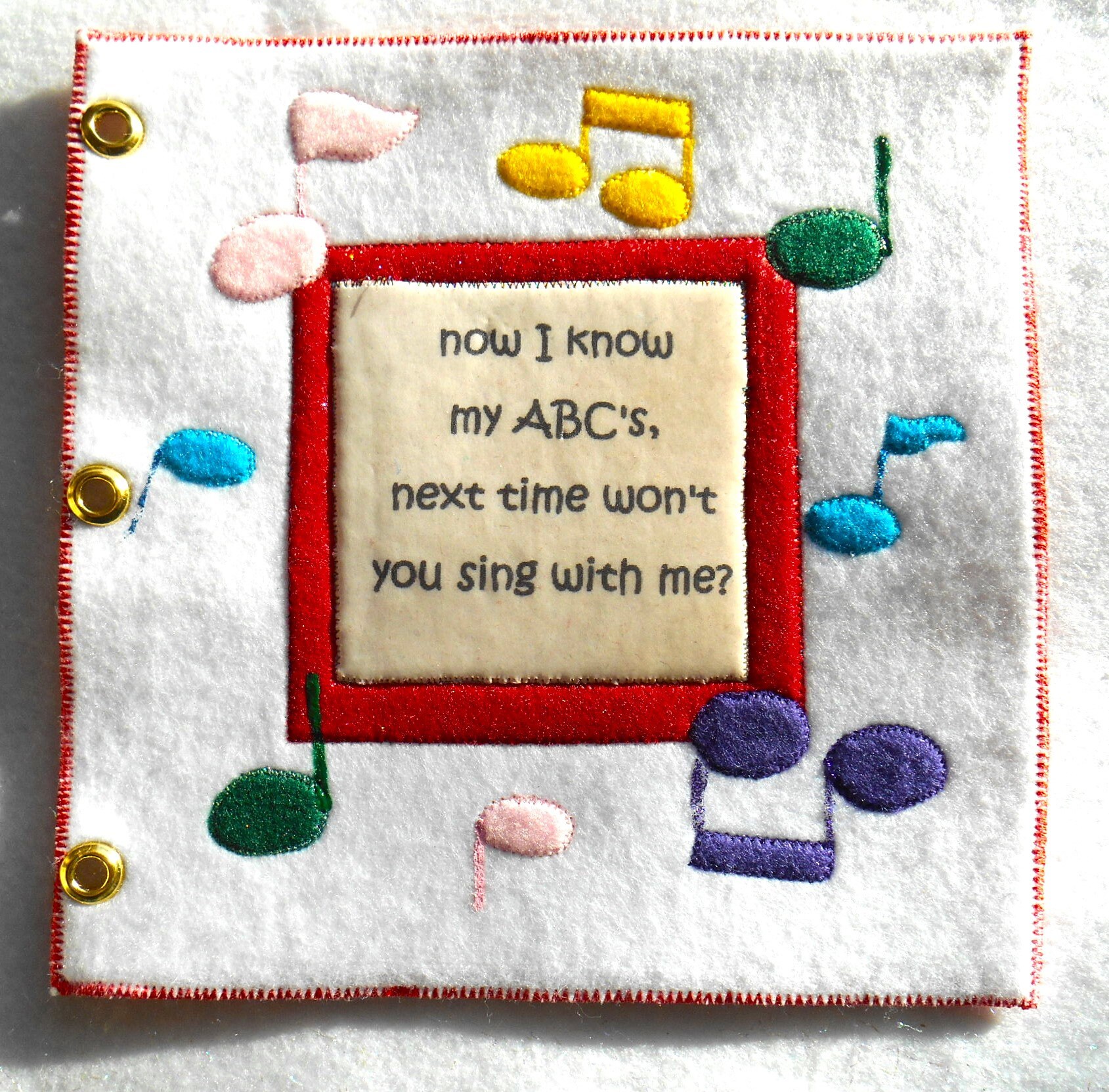 Sing My Abc's, Quiet Book, Activity Book, Toddlers, Kids, Babies, Keep ...