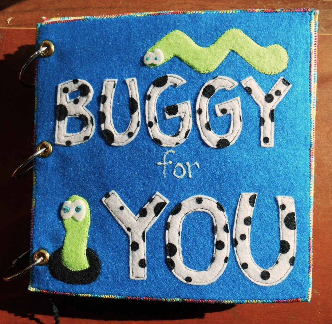 Quiet Book, Buggy for You, Felt Activity Book, Boys, Girls, Busy Book ...