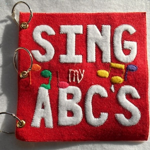 Sing My Abc's, Quiet Book, Activity Book, Toddlers, Kids, Babies, Keep ...