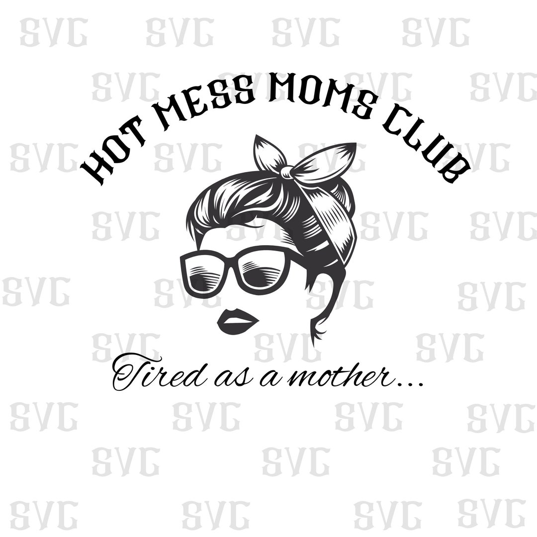 Hot Mess Moms Club Logo - Etsy