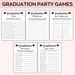 Graduation Party Games, Class of 2024 Graduation Games, College Grad ...